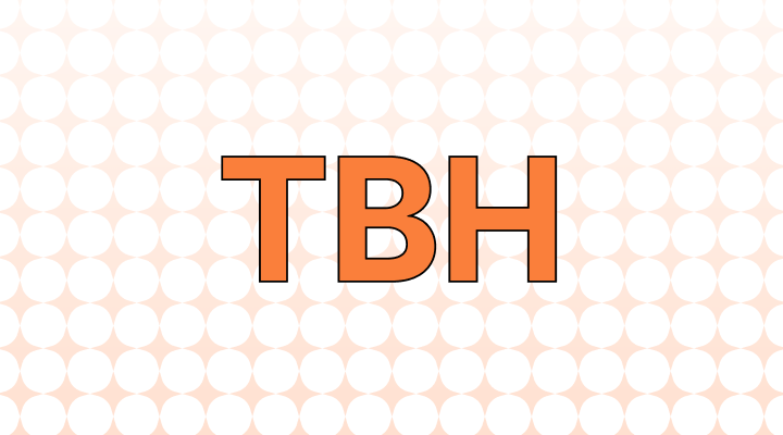 TBH意味と例