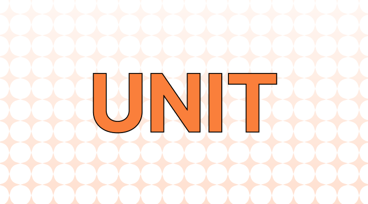 単位英語で(Unit, Measure, Scale, Metric, Dimension, Quantity, Parameter ...